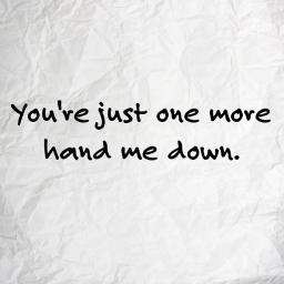 Hand Me Down - Song Lyrics and Music by Matchbox Twenty arranged by ...
